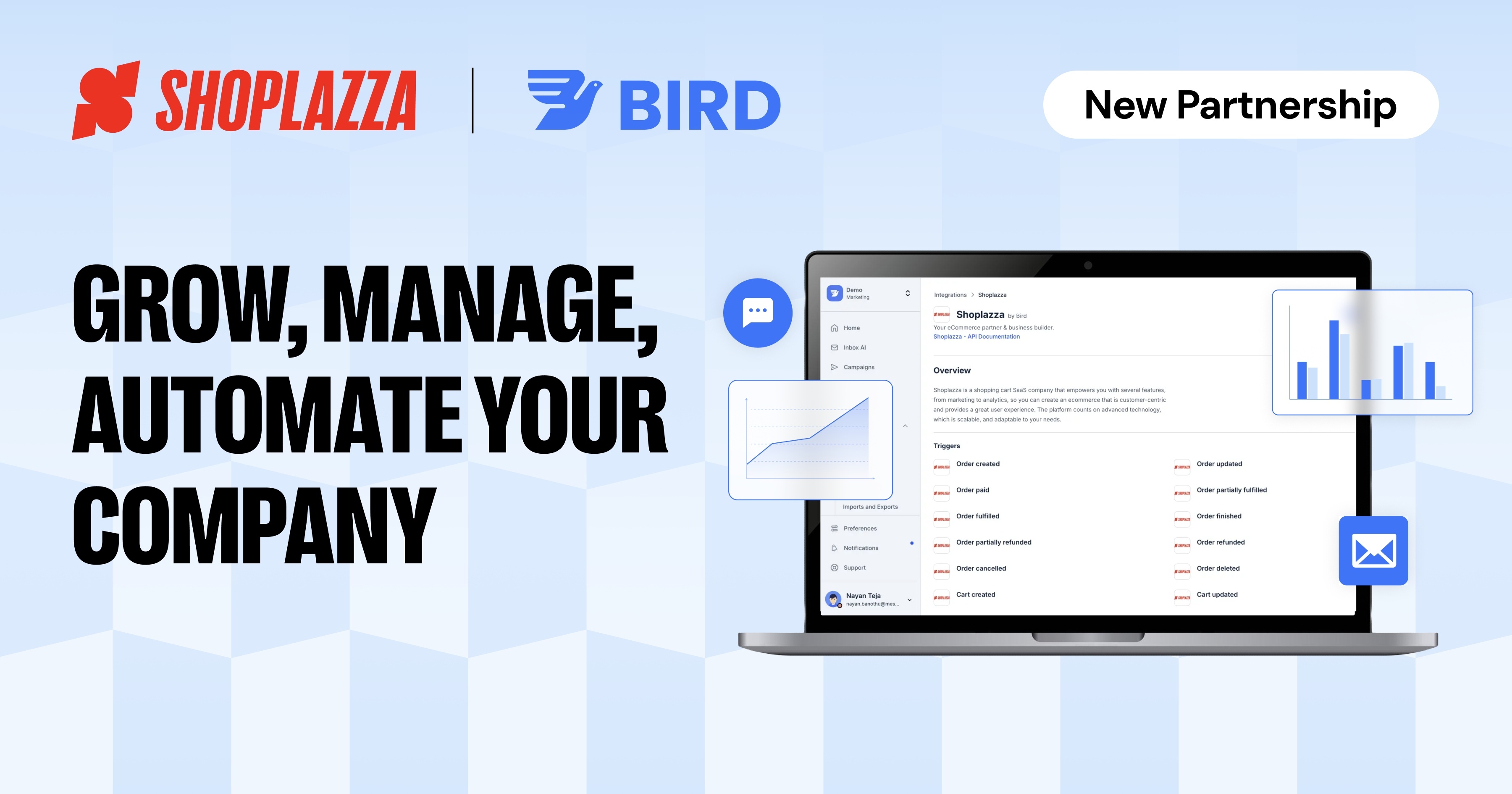 Shoplazza e Bird fazem parceria para fornecer serviços globais de ...